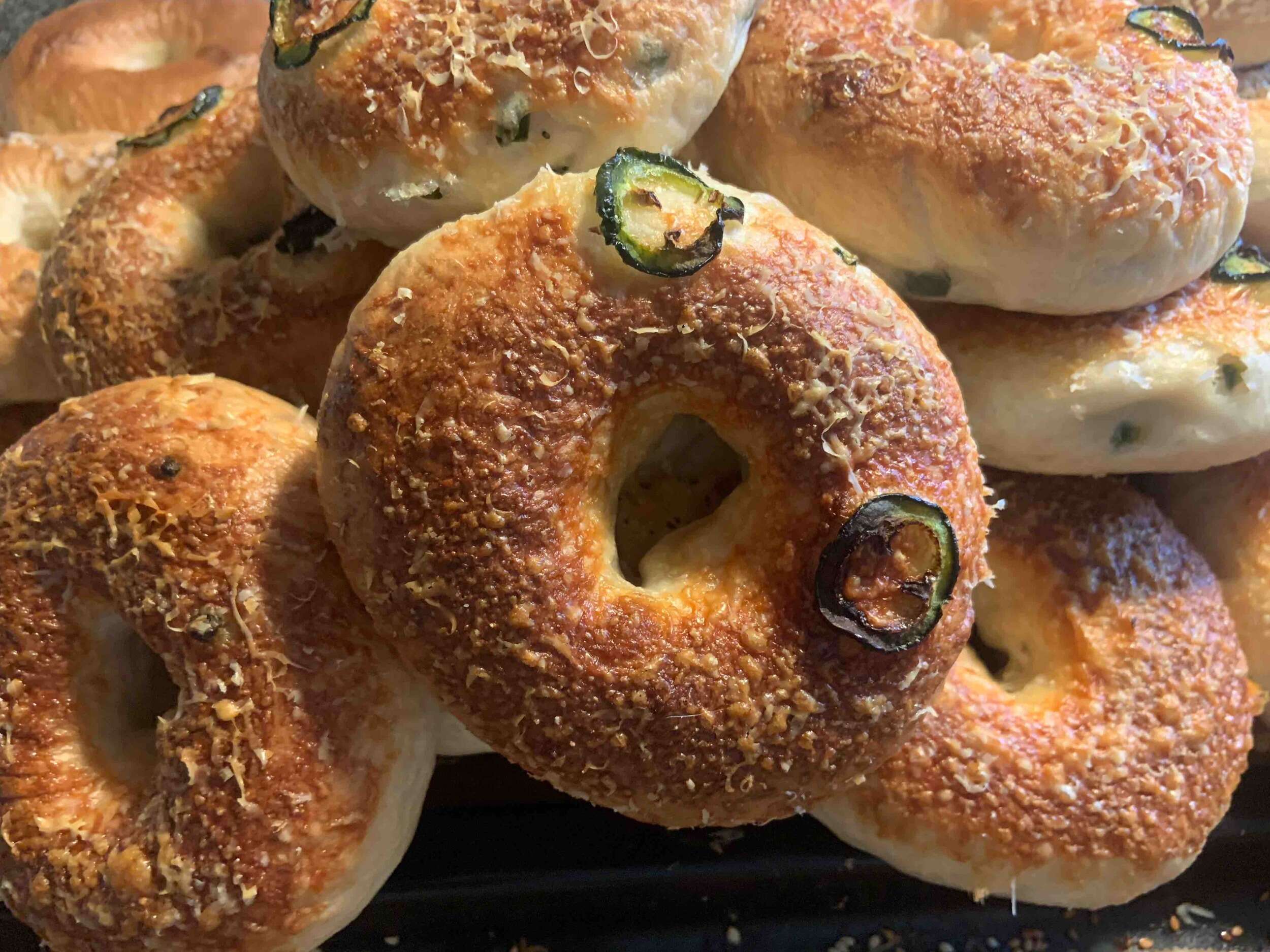 December = Jalapeño Cheese Bagels 🌶🧀 - Chef Mama